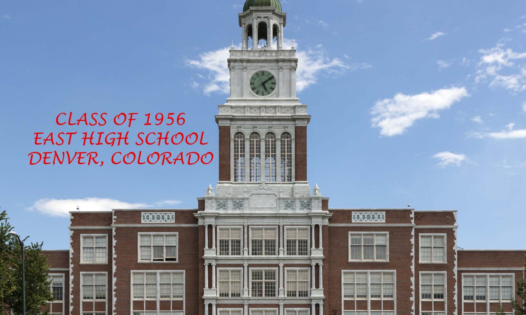 East High School 1956 – For the Class of 1956 at East High School in ...